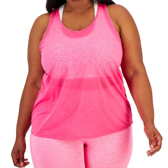 Ideology | Tops | Nwt Id Ideology Womens Plus Ultralight Sheer ...